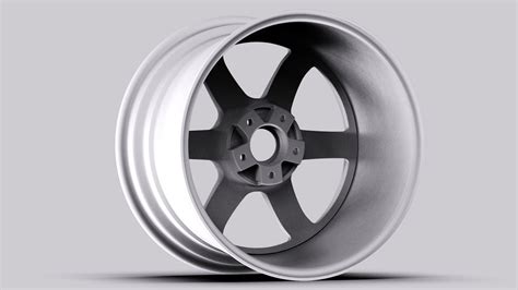 Volk Rays Te37v Model Turbosquid 2172271