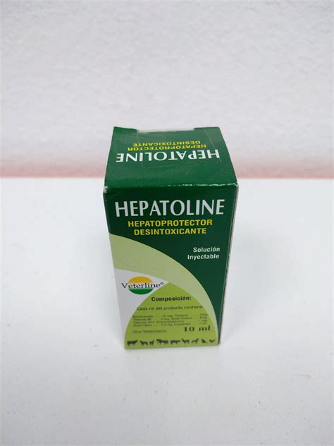 Hepatoline Liquido Inyectable 10ml Hepatoprotector Desintoxicante