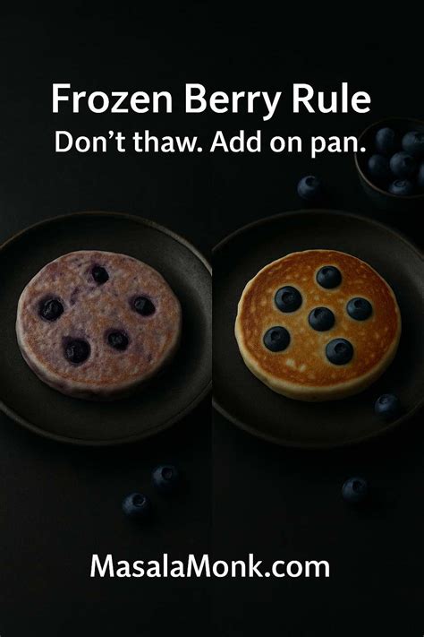 Blueberry Pancakes Recipe 6 Ways Homemade Pancake Mix Masala Monk