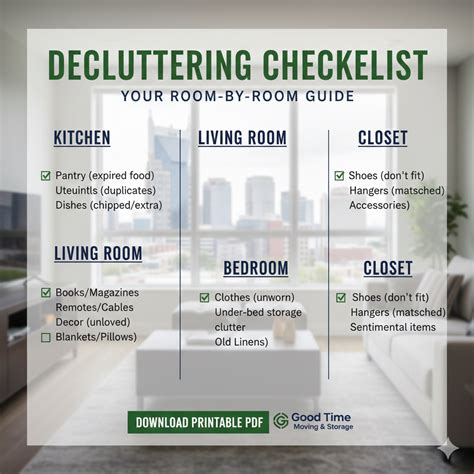Decluttering Checklist Room By Room Guide To Declutter Your Home