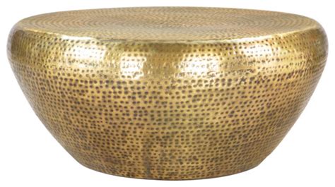 Briggs Coffee Table Gold Contemporary Coffee Tables By Virgil
