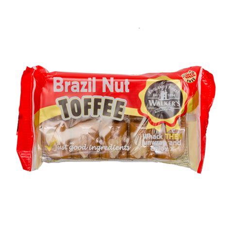 Walkers Brazil Nut Slab 100g Best Before The British Lolly Shop