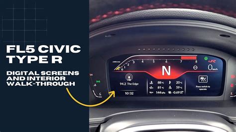 Fl5 Civic Type R Digital Screens Walk Through Interior Details