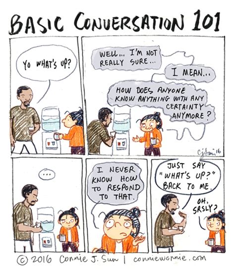 Cartoonconnie Comics Blog Basic Conversation 101