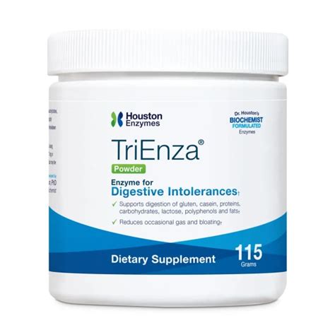 Houston Enzymes Trienza Powder Digestive Enzymes Food Intolerances