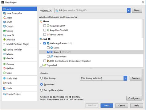Idea配置struts框架 Wyyyyw 博客园