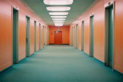 Premium Photo Empty Hallway Background