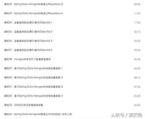 全網第一套基於spring Data Mongodb的教程 每日頭條