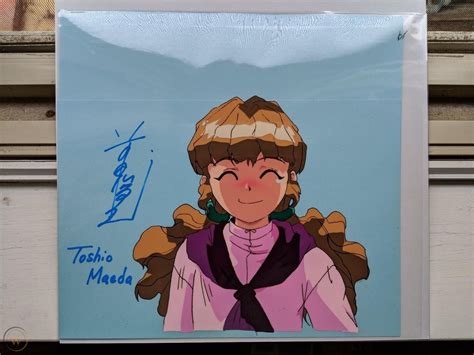 Signed Fubuki Kai La Blue Girl Toshio Maeda Original Production Anime
