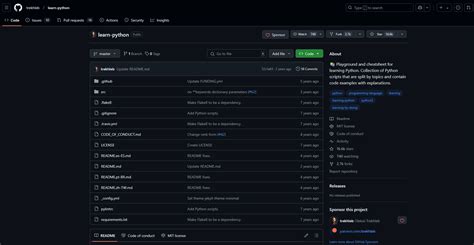 Github Repositories To Learn Python Top 17