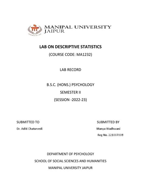 Spss Practical Pdf Mean Skewness