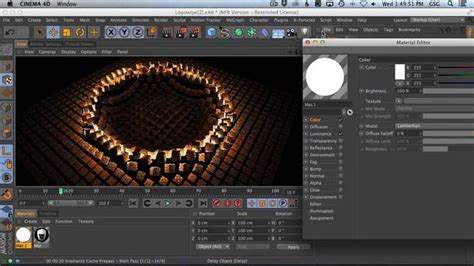 How to Use The Mograph Shader Effector To Animate And Color Clones In C4D on Vimeo | Cinema 4d ...