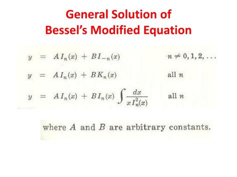 ppt bessel s equation and bessel functions powerpoint presentation