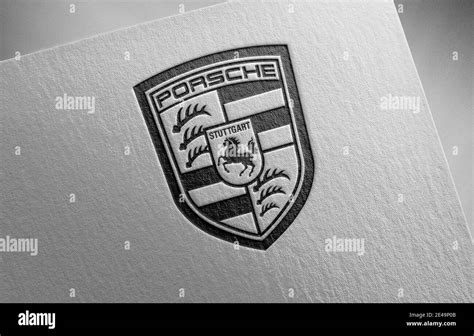 Porsche Logo Black And White 1967 Porsche 912 Foto En Poster Te Koop