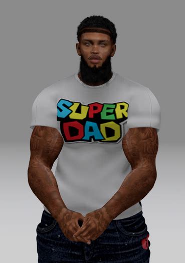 Second Life Marketplace Nobi Super Mario Dad Tshirt Legacy