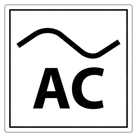 Premium Vector Alternating Current Symbol For Electrical Design Use