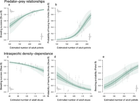 Effects Of Predator Prey Relationships Top Panels And Intraspecific