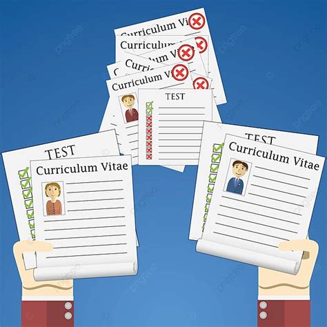 Vector Concept Choosing Candidate From Group For Interview Photo