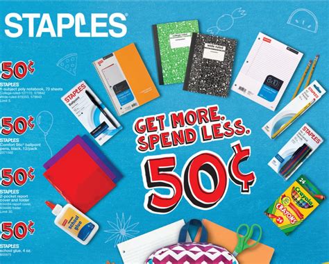 Staples Back To School Deals 79 715 Southern Savers