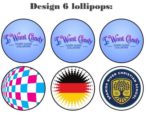 Home Products Customize Your Own 2d Ball Style Edible Image Lollipop
