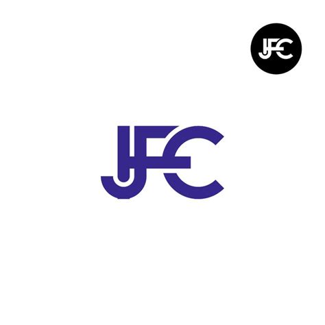 Jfc Logo Letter Monogram Design Premium Vector In 2025 Monogram Letters Letter Logo