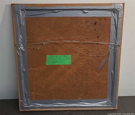 Framed Etching Buried Alive 37 Muhammad Atif Khan Maxsold