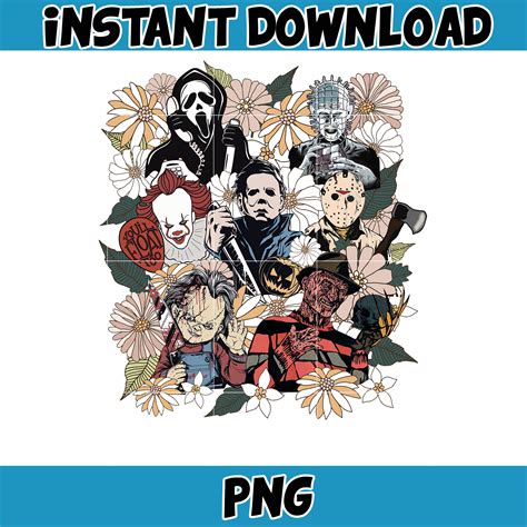 Retro Horror Characters Png Designs Horror Movie Png Retr Inspire