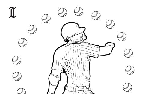 Baseball Field Coloring Pages Printable 2025