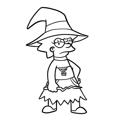 Dessin De Lisa Simpson