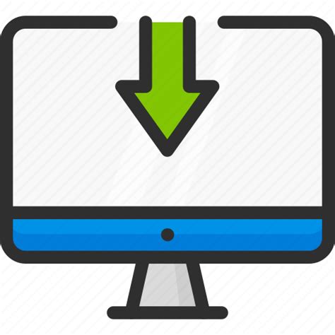 Arrow Computer Download Monitor Sync Synchronization Icon