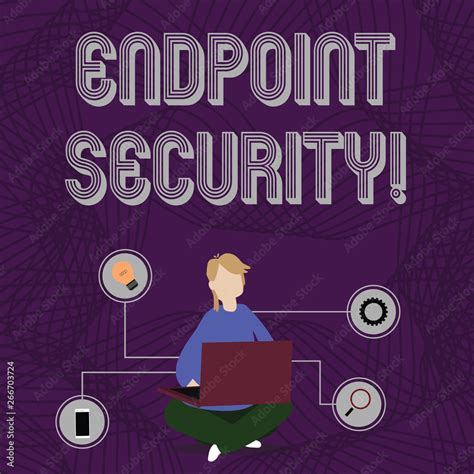 word writing text endpoint security business photo showcasing the