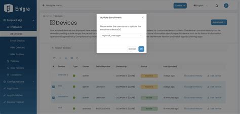 Manage Enrolled Devices Entgra Product Documentation