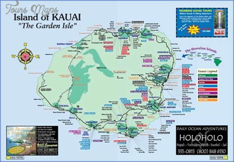 Kauai Hiking Map