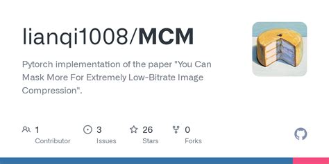 Github Lianqi Mcm Pytorch Implementation Of The Paper You Can Mask More For Extremely