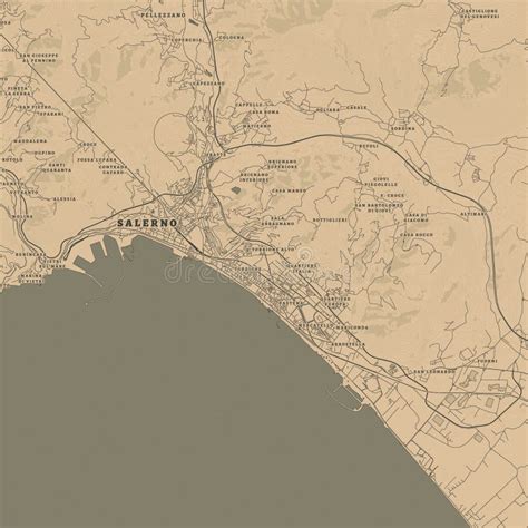 Amalfi Coast Map Stock Illustrations 17 Amalfi Coast Map Stock