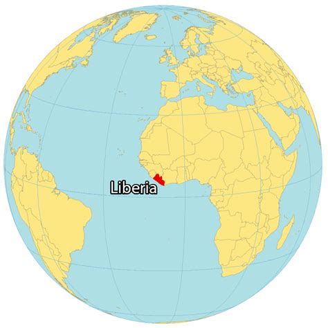 Liberia Map Cities And Roads Gis Geography
