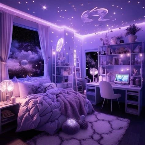 Pin By Noah R On Random In 2024 Purple Bedroom Decor Purple Room