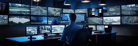 Premium Ai Image Watchful Precision Continuous Safeguarding Security Hub Unwavering Protection