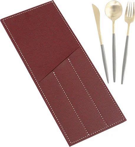 Smooth Multicolor Leather Spoon Case Size 22x9 Cm At Best Price In Greater Noida