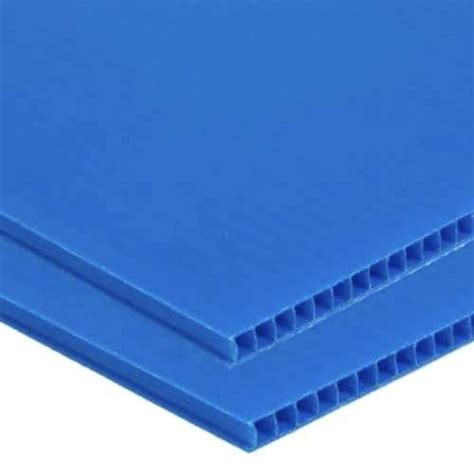 Buy Polypropylene Sheet Blue 09mtr X 2mtr X 2mm Online Uae