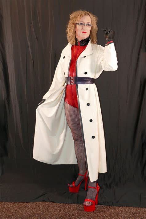 Latex Rubber Mackintosh Coat Latex Bodysuit And Fishnets 29 Pics XHamster