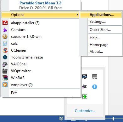 PSMenu Is A Portable Start Menu For Windows PC