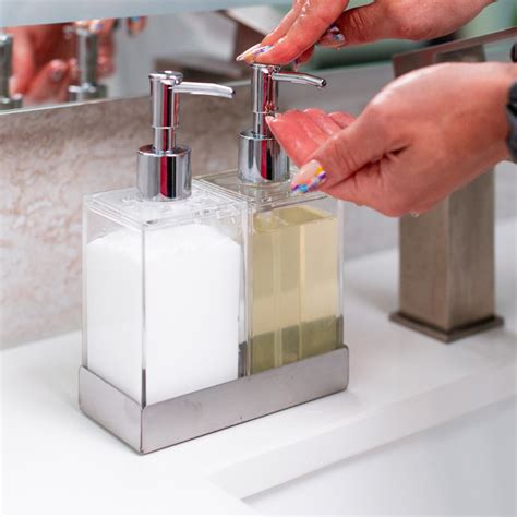 Twin Liquid Soap And Lotion Dispensers Lotion Dispenser Liquid Soap