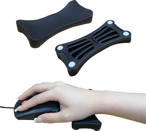 Ergonomic Mouse Wrist Rest 2 Pieces Mouse Wrist Pad Glide