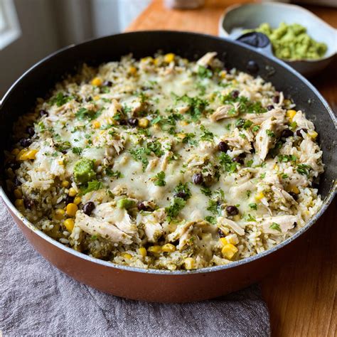 Salsa Verde Chicken Rice Skillet Recipe Cell
