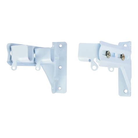Juego De MÉnsulas Para Cortinero 13 X 8 X 2 Cm Blanco 2 Piezas The
