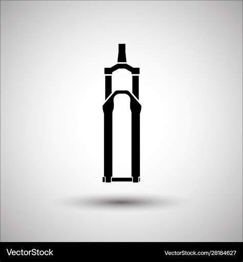 Bicycle Suspension Fork Accessories Royalty Free Vector
