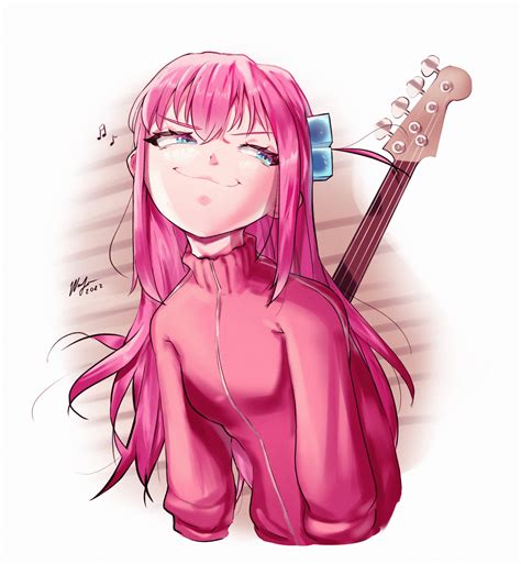 The Original Character Design Of Bocchi According To Aki Hamajis Twitter Account Rbocchitherock