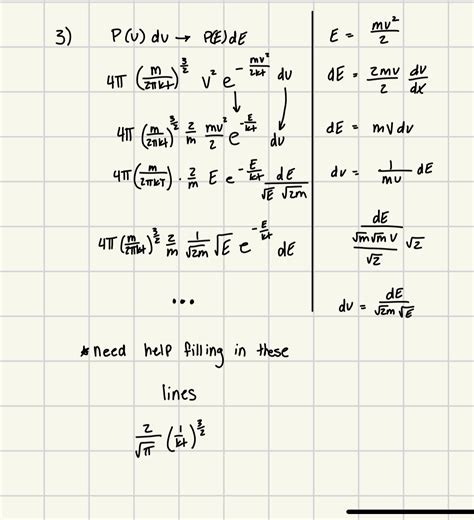 Solved 3 Demonstrate How To Obtain The Boltzmann