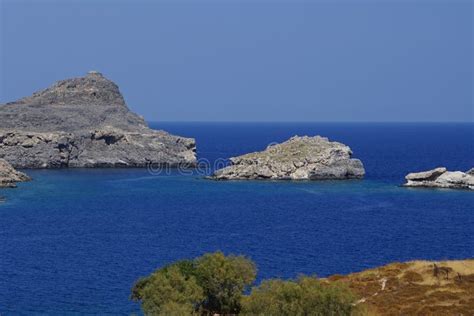 Tomb Of Kleoboulos Is On A Hill At The Tip Of The Peninsula In Lindos Rhodes Island Dodecanese
